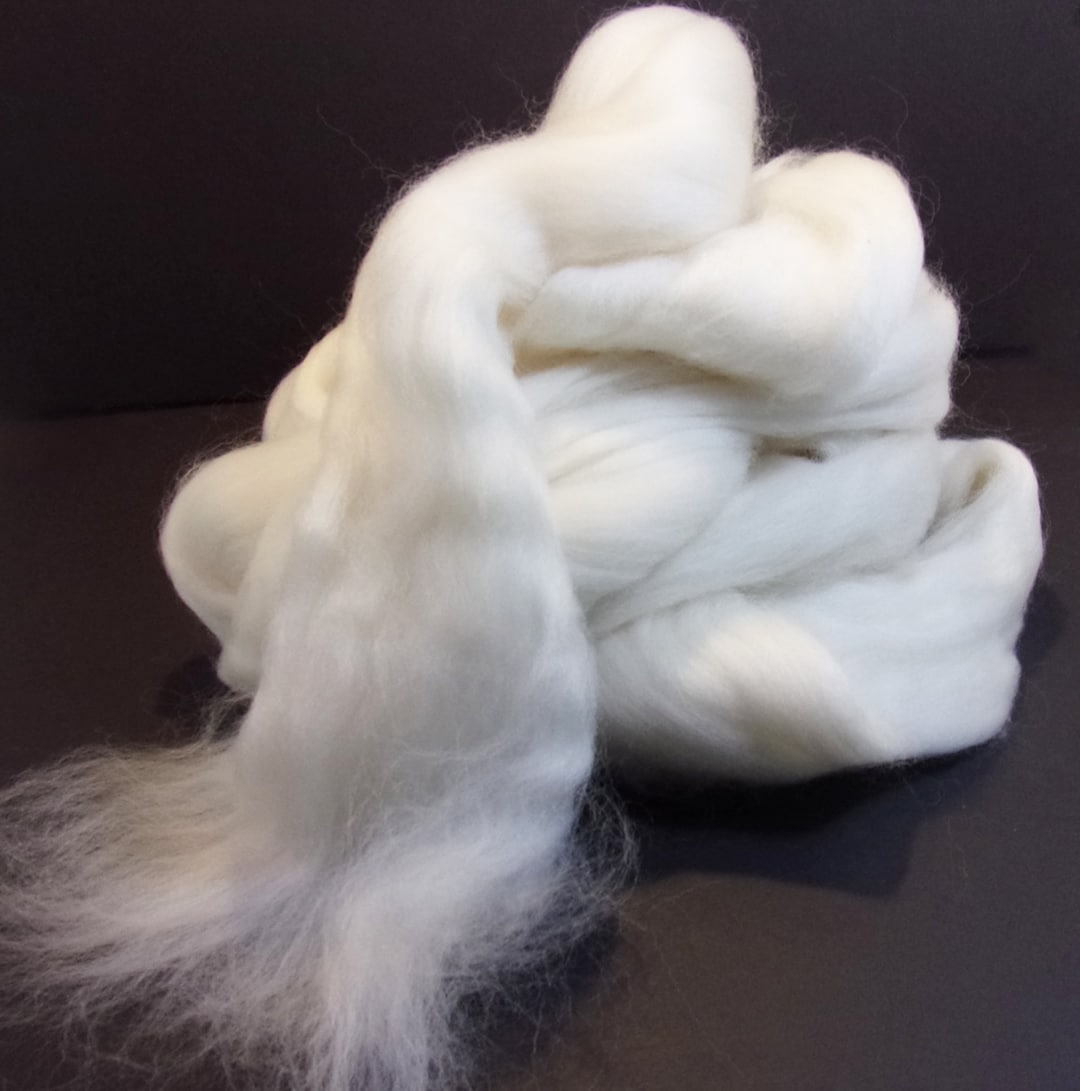 Falkland Polwarth Wool Combed Top / Roving Spinning or Felting Fiber 4 ...