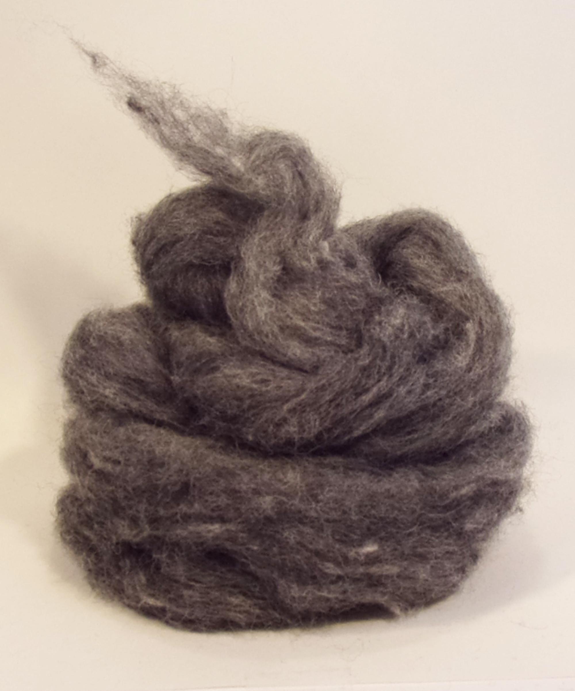 Corriedale "dark Tones Collection" of 5 Carded Roving (dyed Wool Sliver ...