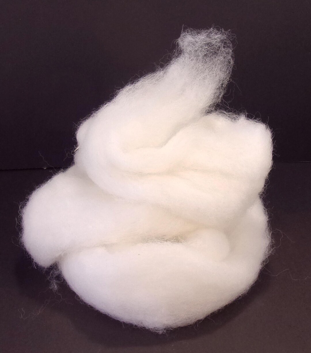 Corriedale "chalk" (extra White) Carded Roving (dyed Sliver) for Needle ...