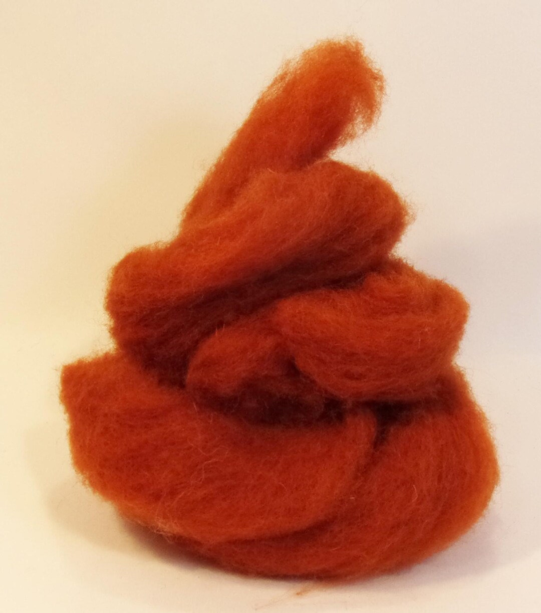 Corriedale "rust" Carded Roving (dyed Sliver) for Needle Felting or ...