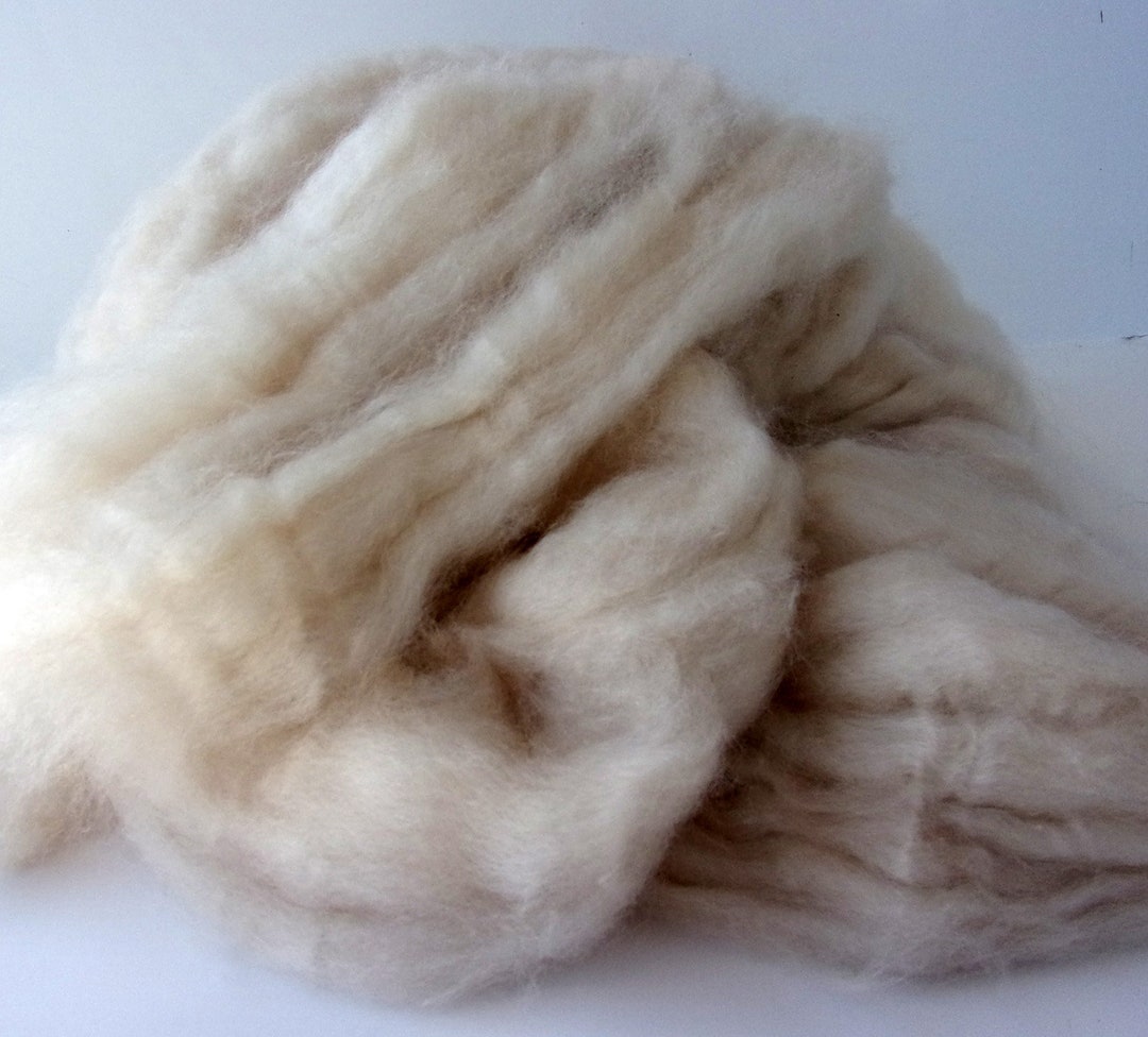 Luxury Creamy Fawn Genuine Cashmere Combed Top / Roving Spinning or ...