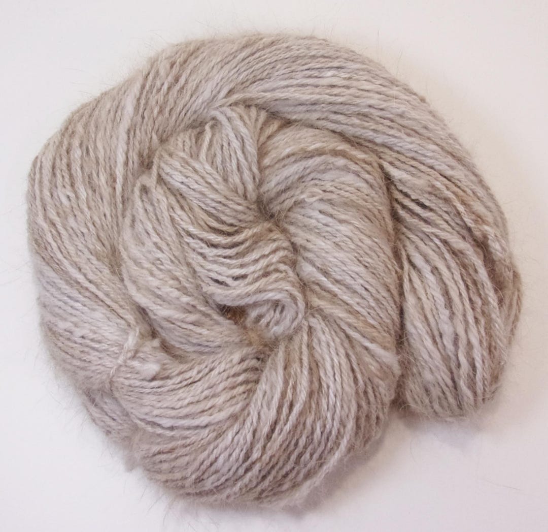 Handspun Angora Rabbit Yarn From Sage 176 Yd / 3.6 Oz. - Etsy