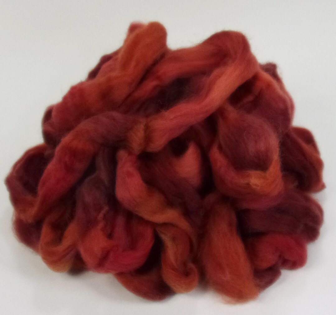 Space Dyed Wool "pandora" Combed Top / Roving Spinning or Felting Fiber ...