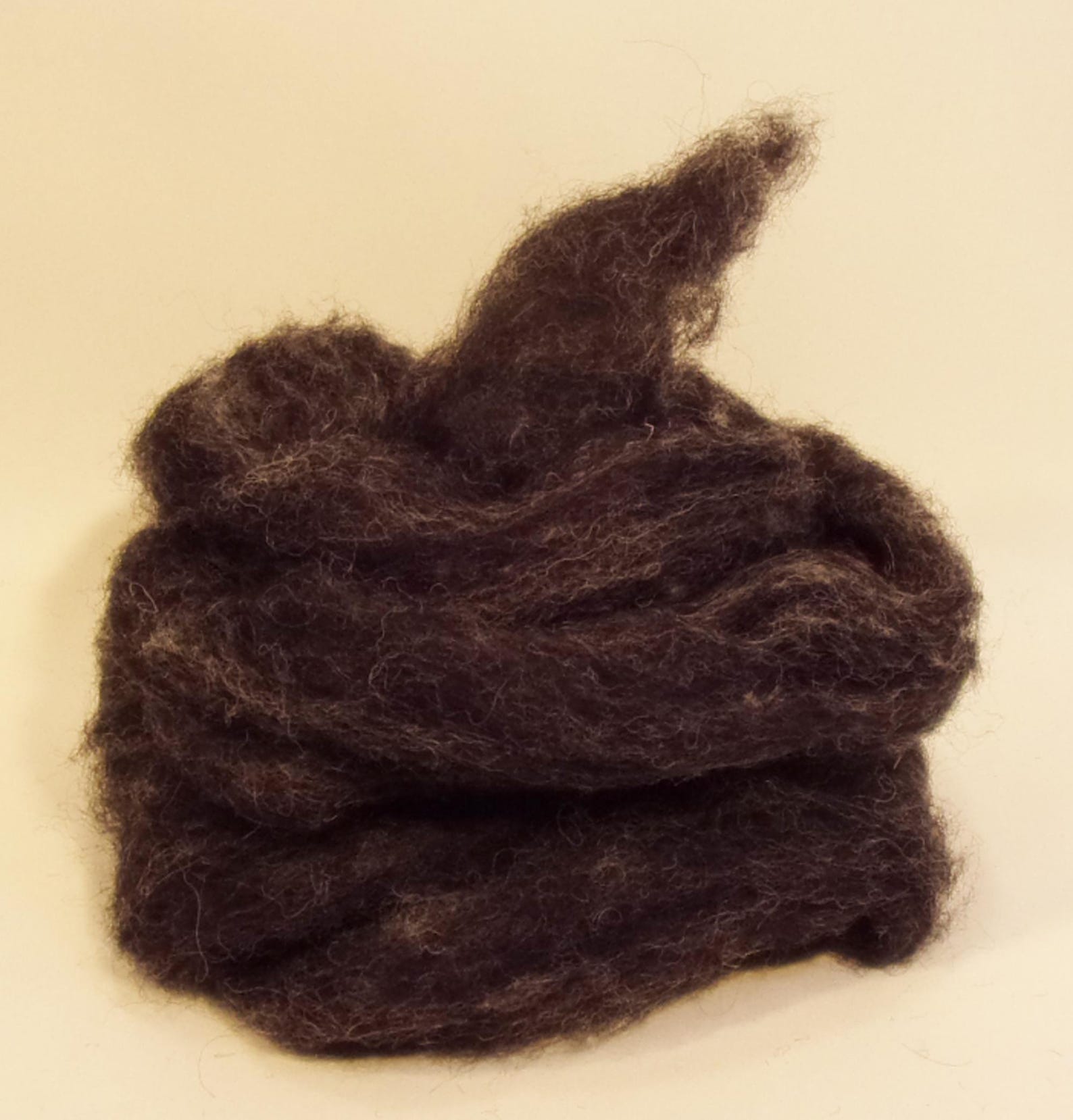 Corriedale "dark Tones Collection" of 5 Carded Roving (dyed Wool Sliver ...
