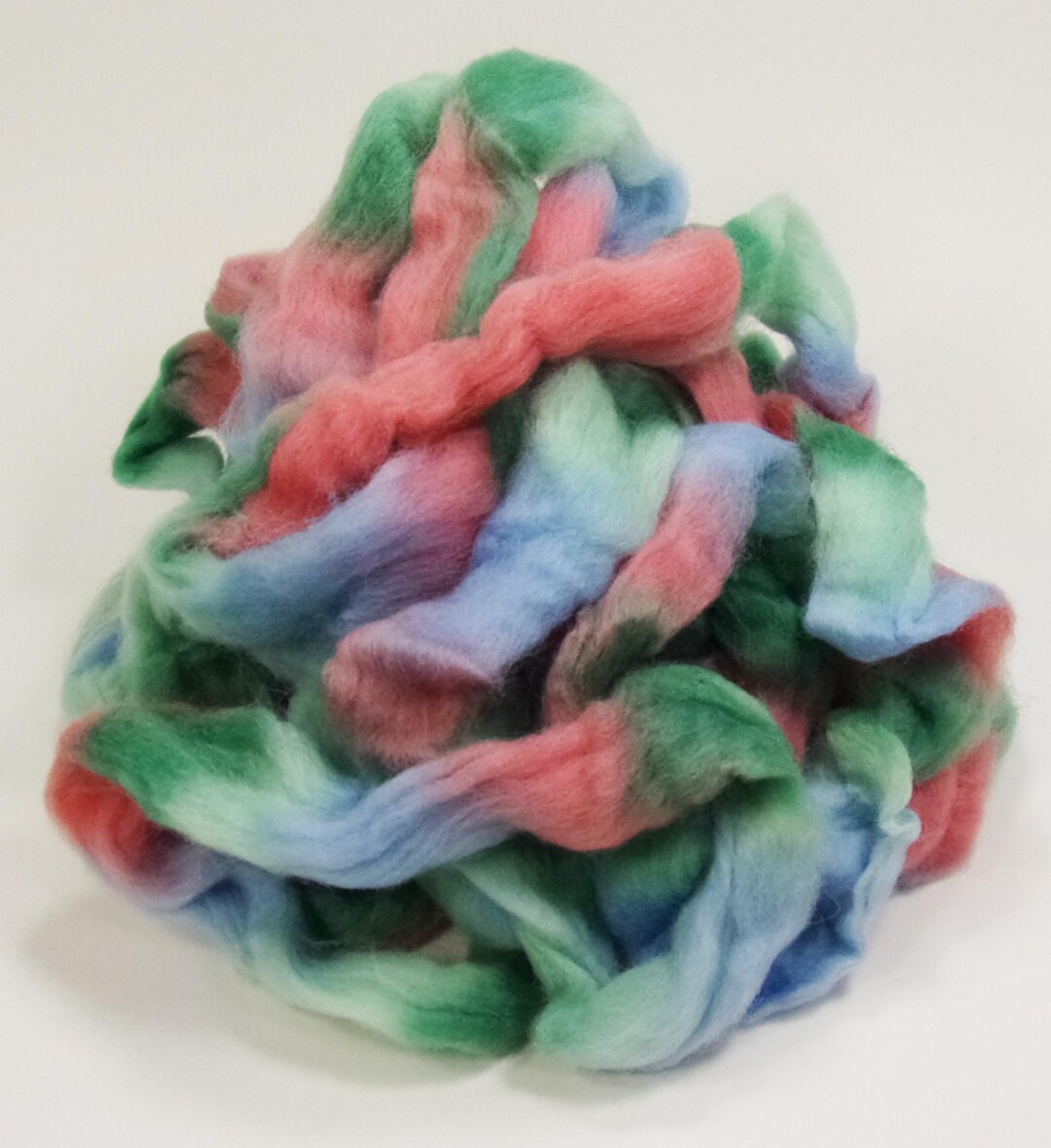 Space Dyed Wool "rhea" Combed Top / Roving Spinning or Felting Fiber 4 ...