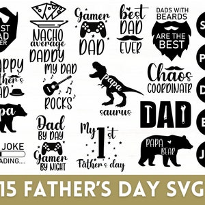 Fathers Day Svg Bundle, Dad Svg, Father Svg, Papa Svg, Best Dad Ever ...