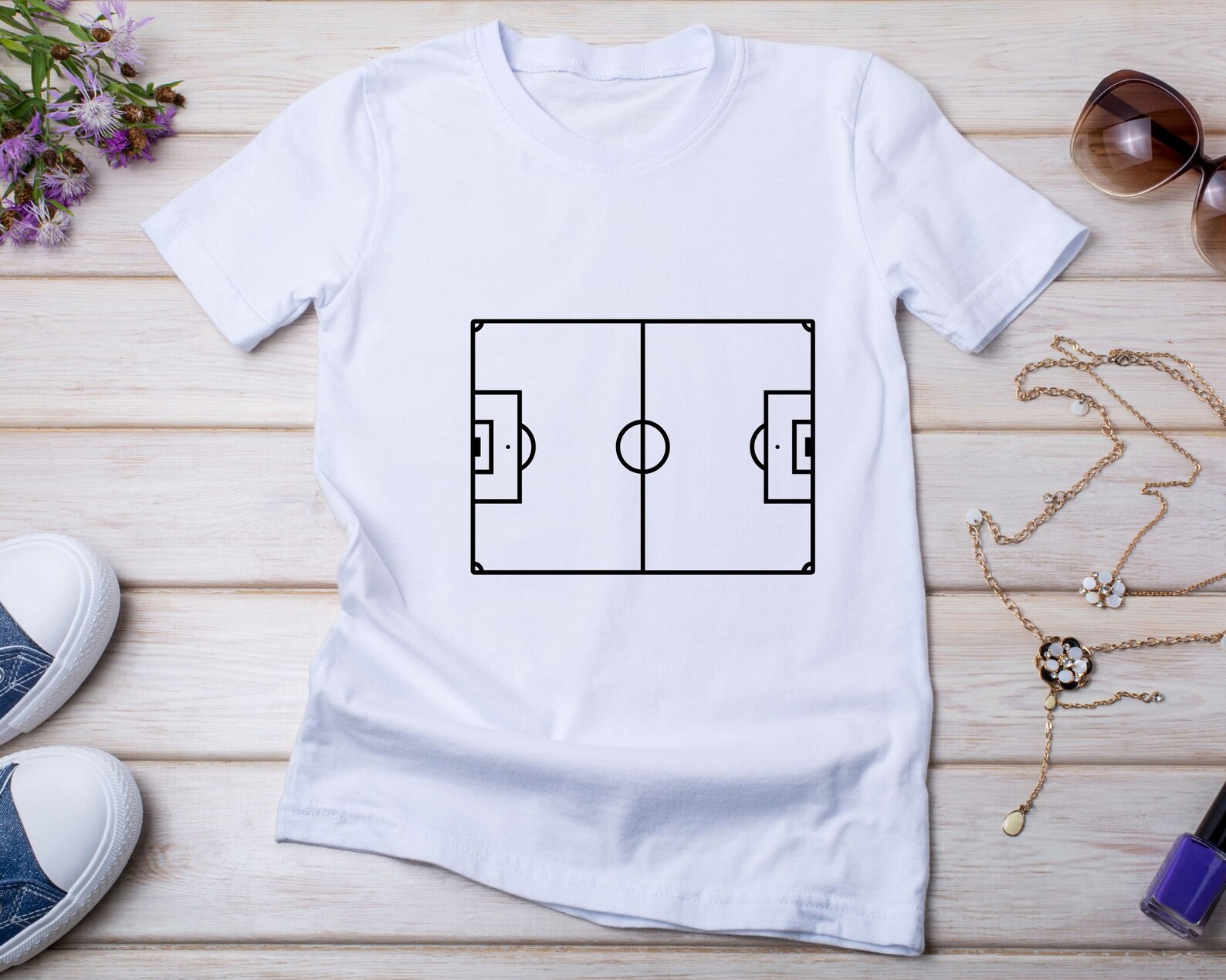 Football Field Lines SVG: Game Day Clipart (digital Download) - Etsy