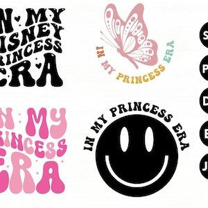 Princess Era SVG PNG Bundle: Family Trip Designs (digital Download) - Etsy