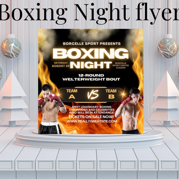 Fight Night Party - Etsy