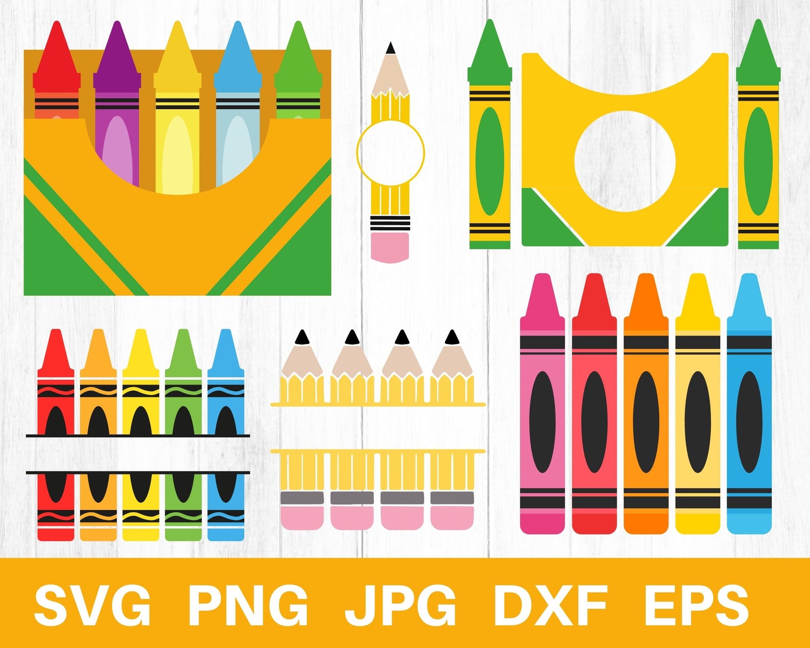 16 Crayon Svg Bundle, Crayon Png, Crayon Shirt Svg, Teacher Crayon Svg ...