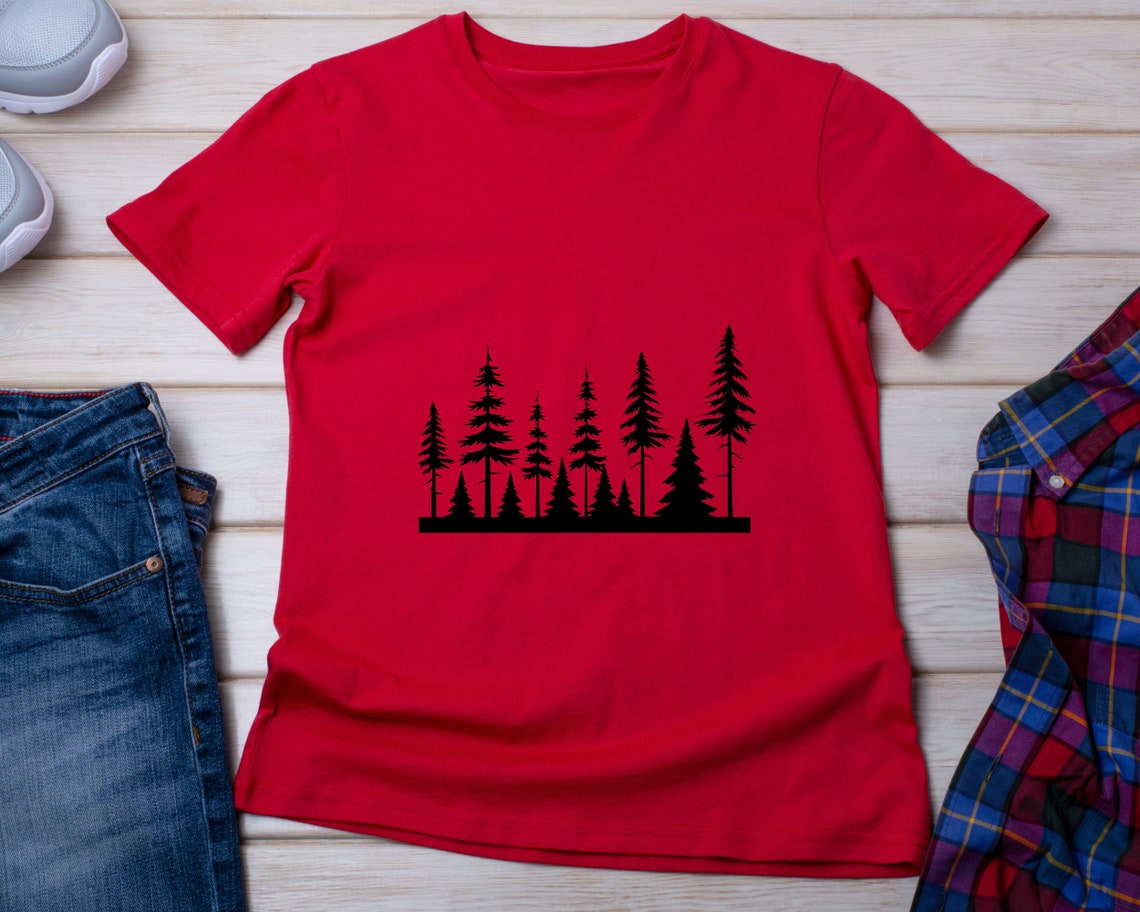 Forest Svg, Forest Png, Forest Dxf, Forest Clipart, Forest Vector ...