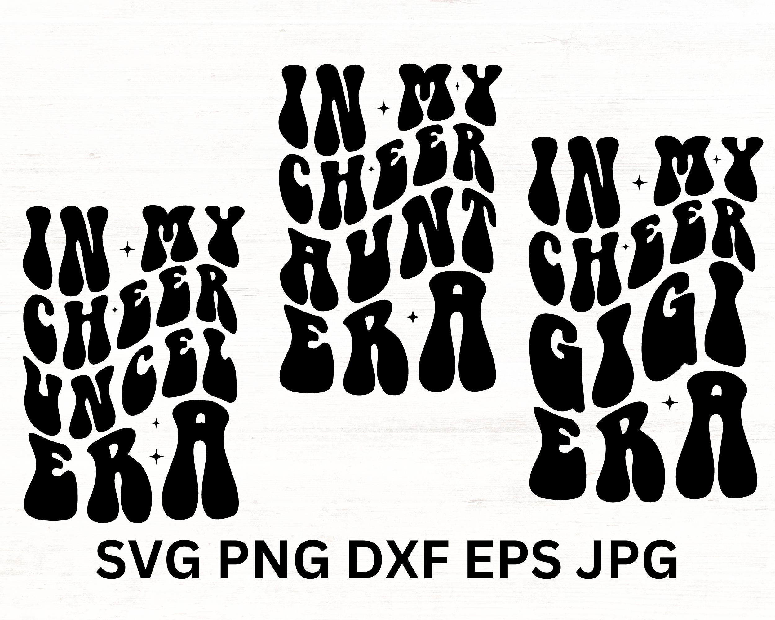 In My Cheer Era Svg Bundle, Cheer Png, Cheerleading Svg, in My Cheer ...
