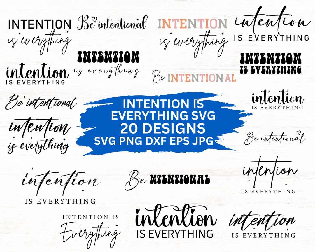 20 Intention is Everything Svg Png, Boho Self Love Svg, Svg Files for ...
