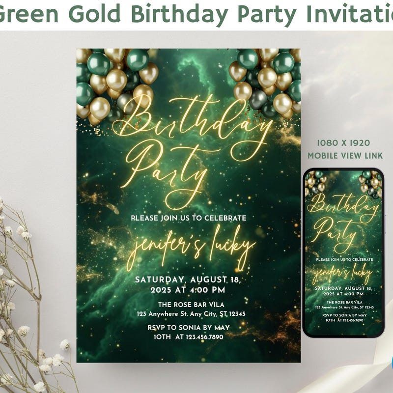 Jade Birthday Party - Etsy UK