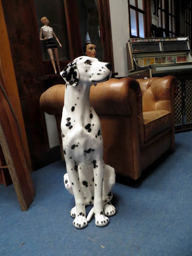 Exclusive Dalmatian Decorative Statue 90 Cm Ceramic Handmade Italy ...