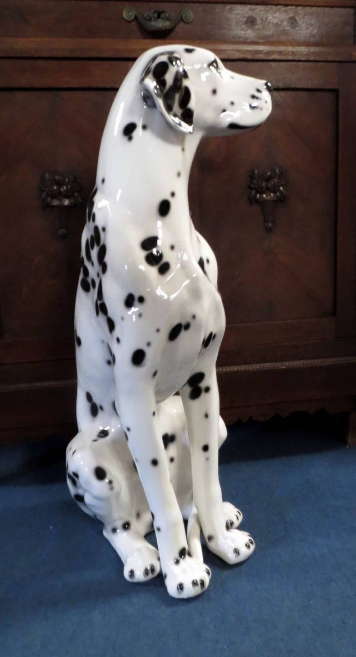Exclusive Dalmatian Decorative Statue 90 Cm Ceramic Handmade Italy ...