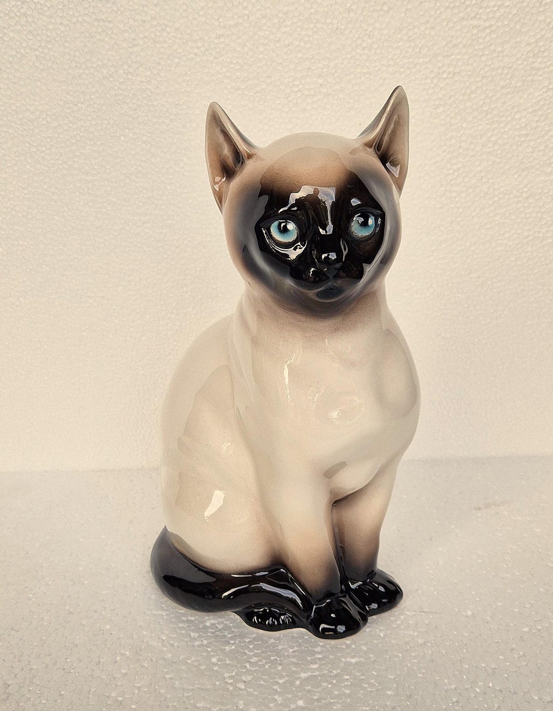 Exclusive Decorative Statue of a Siamese Cat, 30 Cm, Ceramic, Handmade ...
