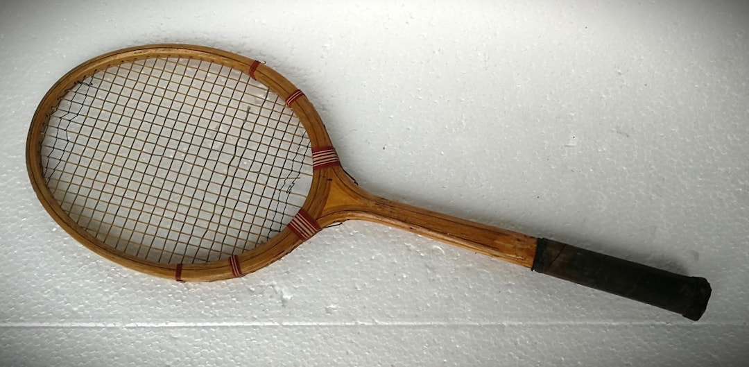 Vintage Wooden Tennis Racket Original Triumph 1950s - 1960s - Etsy