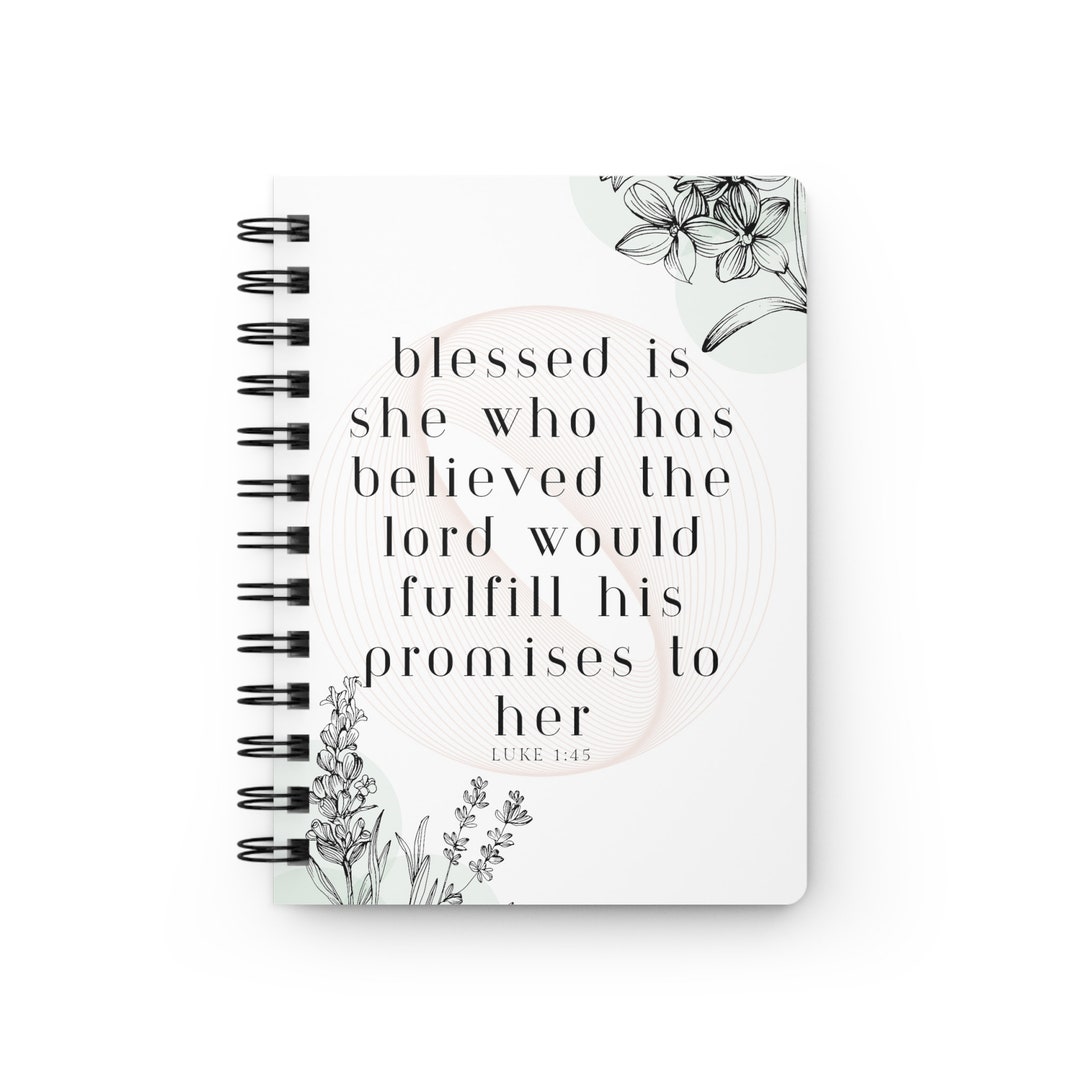 Bible Study Lined Journal, Religious Notebook, Bible Verse Notebook ...