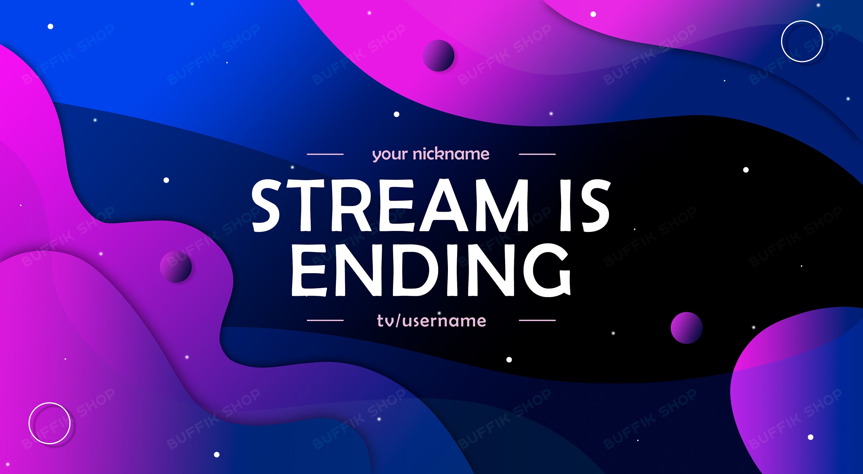 5x Cute Twitch Overlays for Stream Aesthetic Neon - Etsy