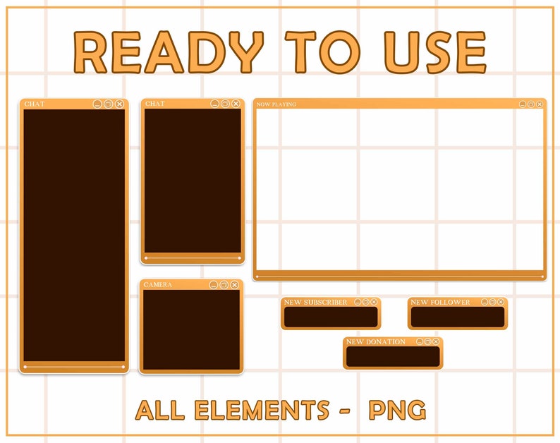 Animated Stream Overlay Package, Twitch Overlay. Flowers Twitch Overlay ...