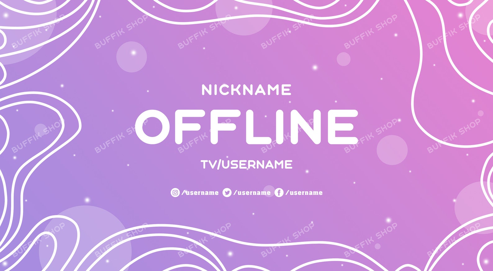 5x Cute Twitch Overlays for Stream Aesthetic - Etsy