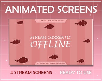 5x Modern Stream Screens for Twitch - Etsy