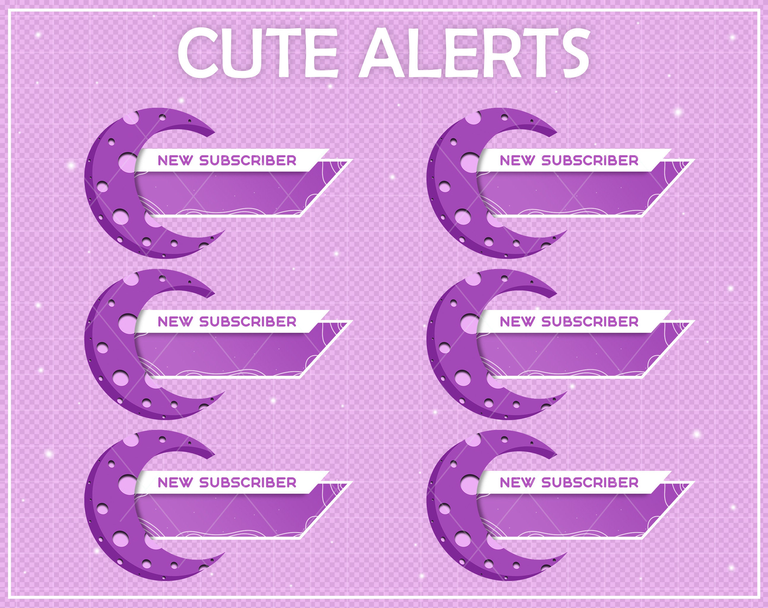 Package Moon Stream Overlays for Twitch - Twitch Package Overlays ...