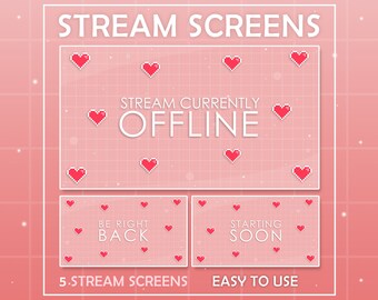 Twitch Cute Clouds Moon Stars Panels. Badges Cute Kawaii - Etsy