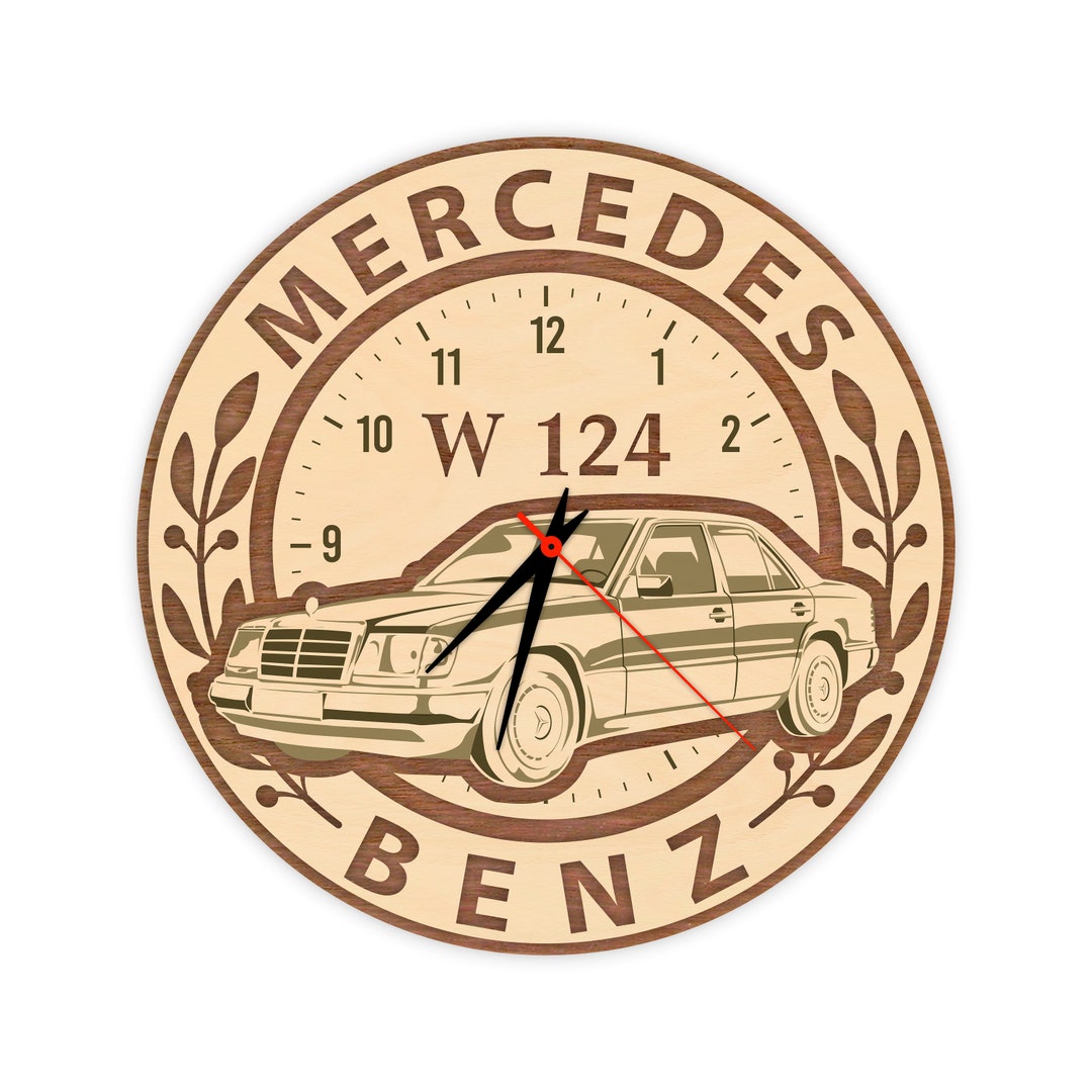Old School Mercedes-benz Wall Clock - Etsy