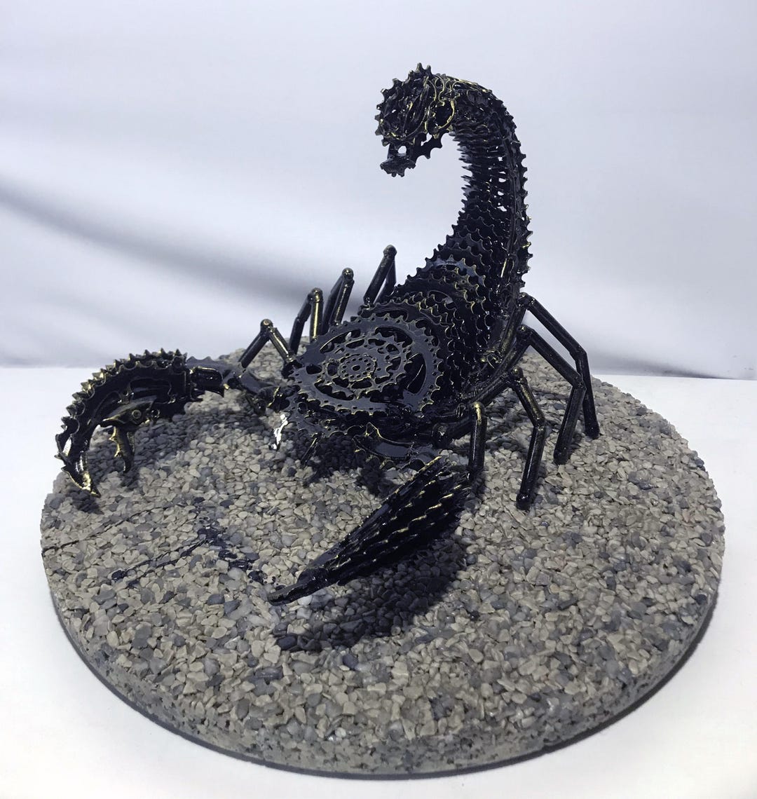 Iron Scorpion 15 Modern Sculpture Recycled Metal Art Unique Gift for ...
