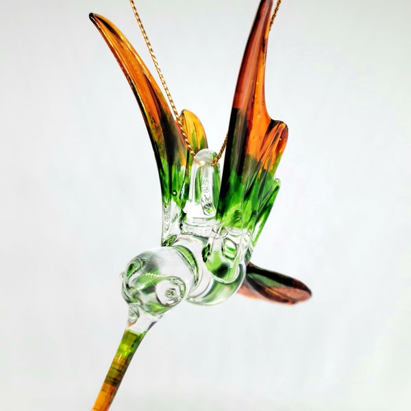 Glass Hummingbird - Etsy