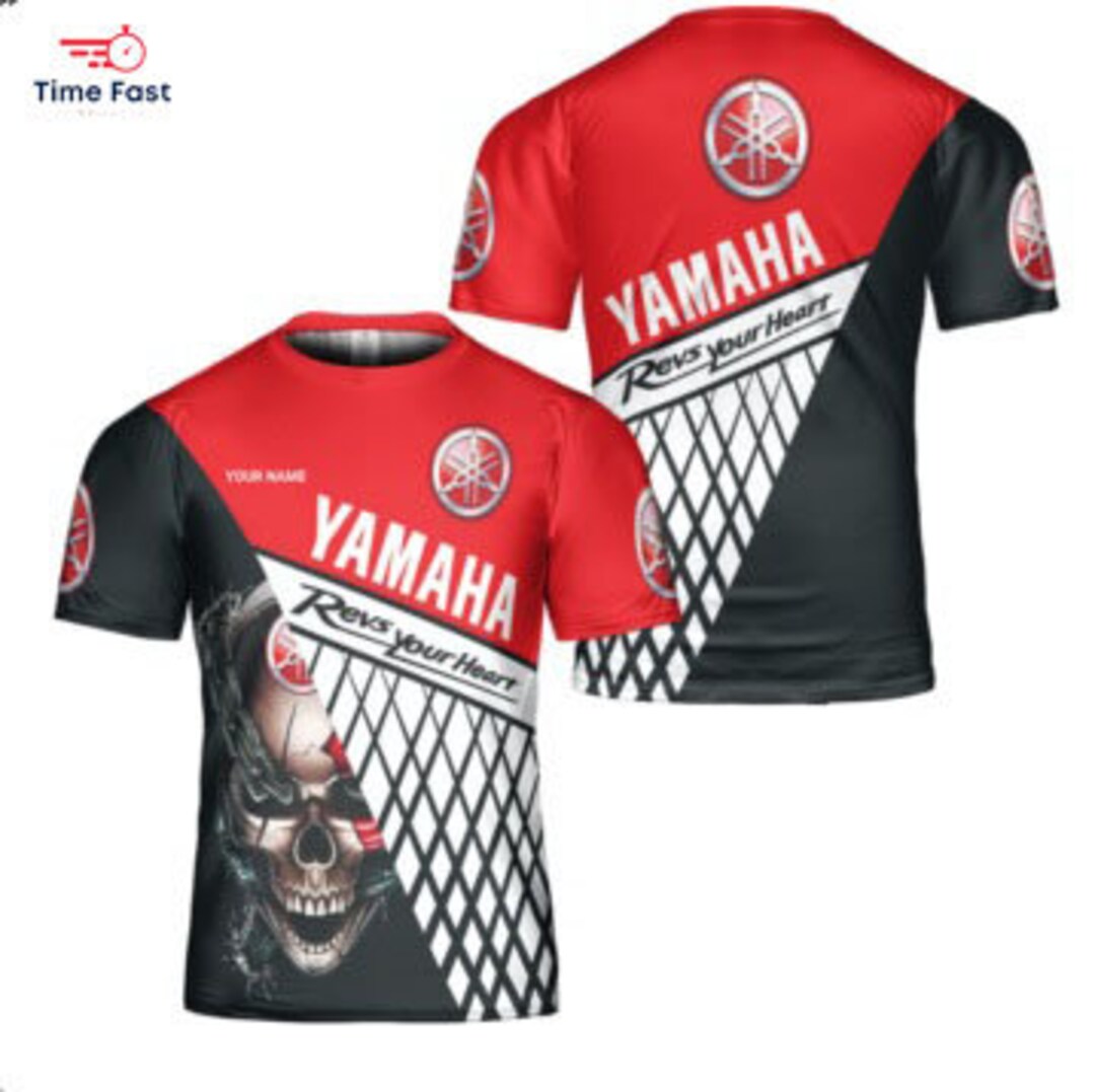 Personalized Yamaha Logo Motogp T-shirt Top Men's 3D - Etsy