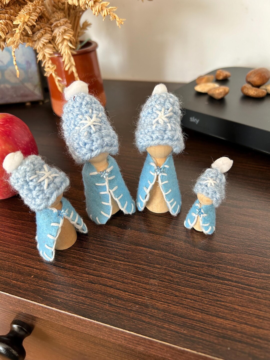 Peg People Family - Etsy