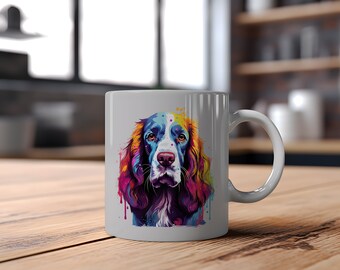 English Springer Spaniel Dog Mug, Springer Spaniel Gifts, Dog Lover ...