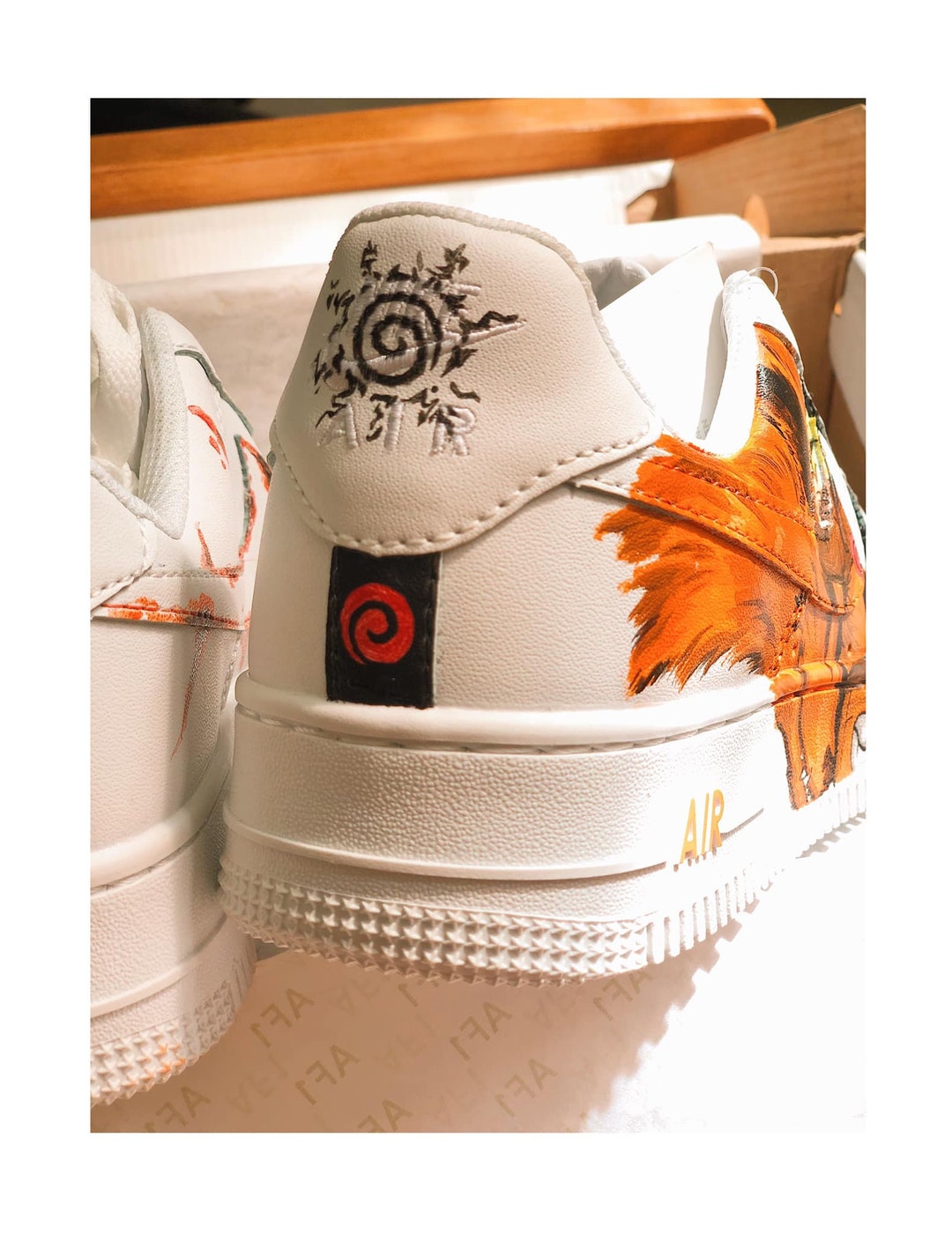 Snknaruto X Kurama Air Force 1 Custom order Now: Airforces1.com/sn1204 ...