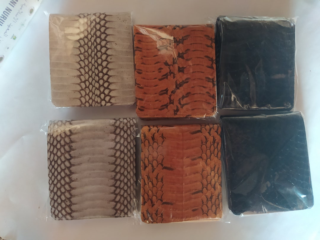 Snake Skin Wallet for Men. Free Shipping Worldwide - Etsy