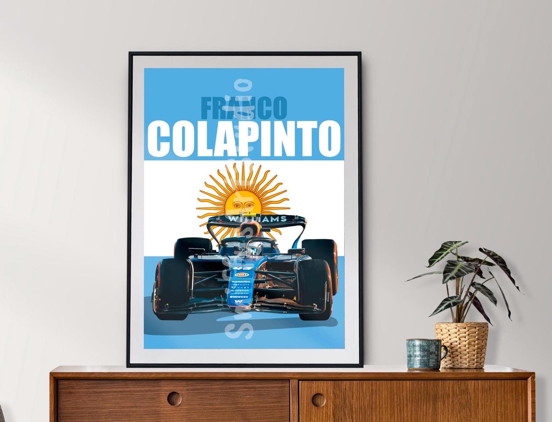 Franco Colapinto Williams Racing Poster Formula One Print Argentina ...