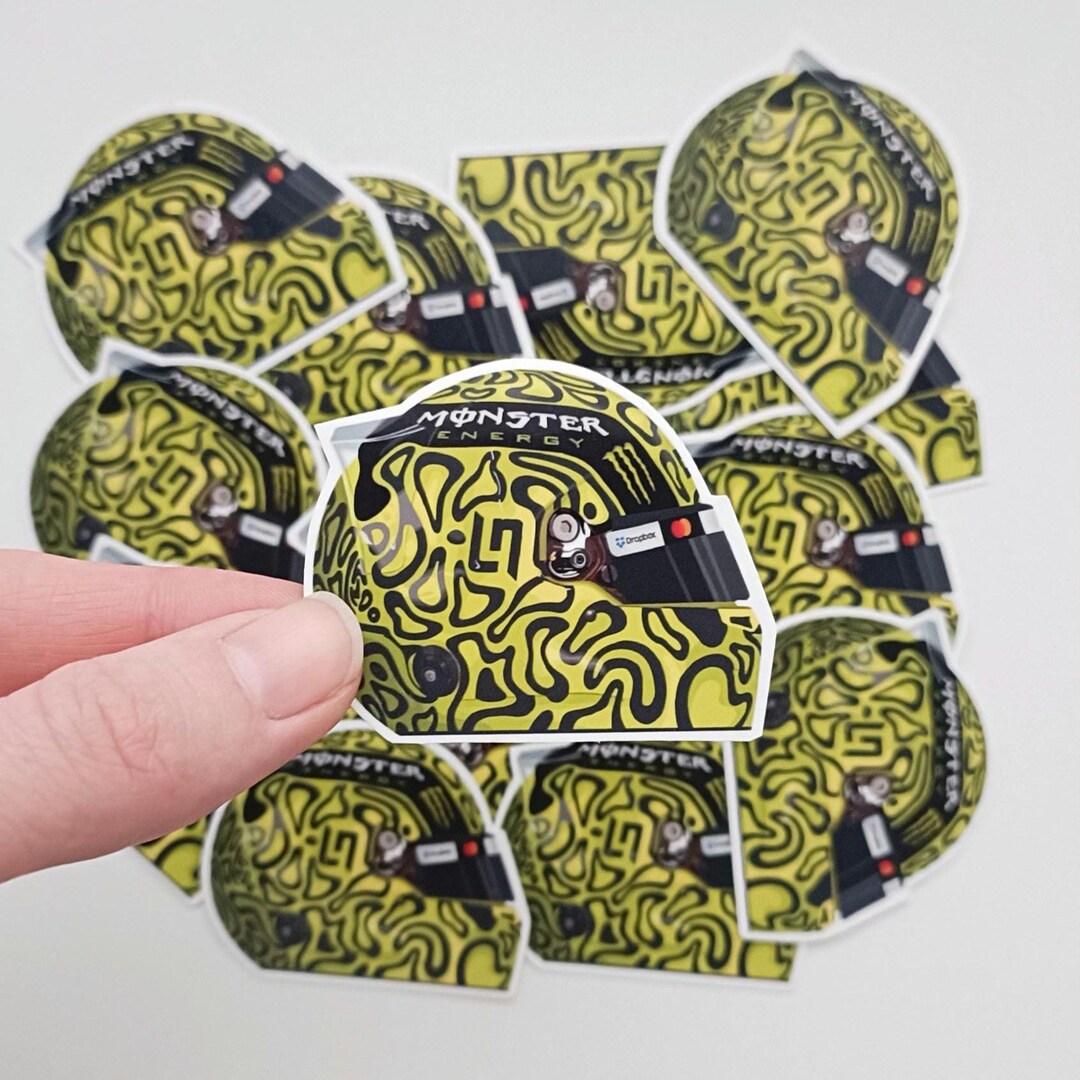 Lando Norris 2025 Helmet Sticker, Mclaren F1 Team Merch, Motorsport ...