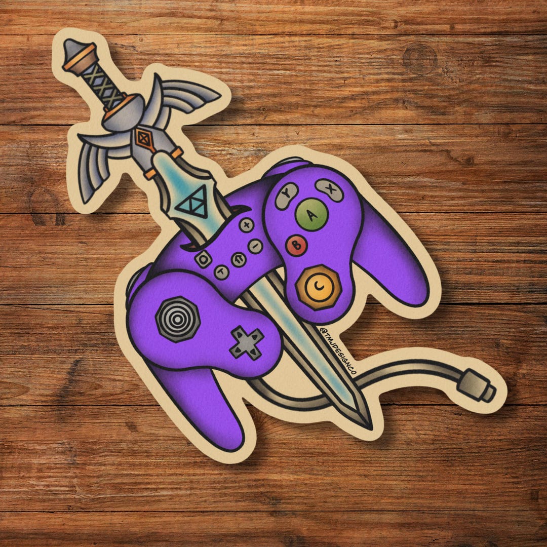 Gaming Sticker Tattoo Flash - Etsy