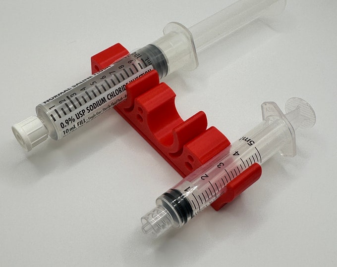 Syringe Holder Convertible 10ml/5ml/3ml WITH ID Slot for Flight Nurse ...