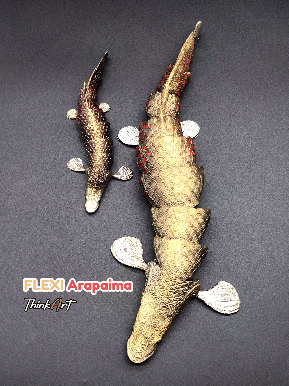 Flexi Arapaima - Instant Download Print-in-place STL File for 3D ...