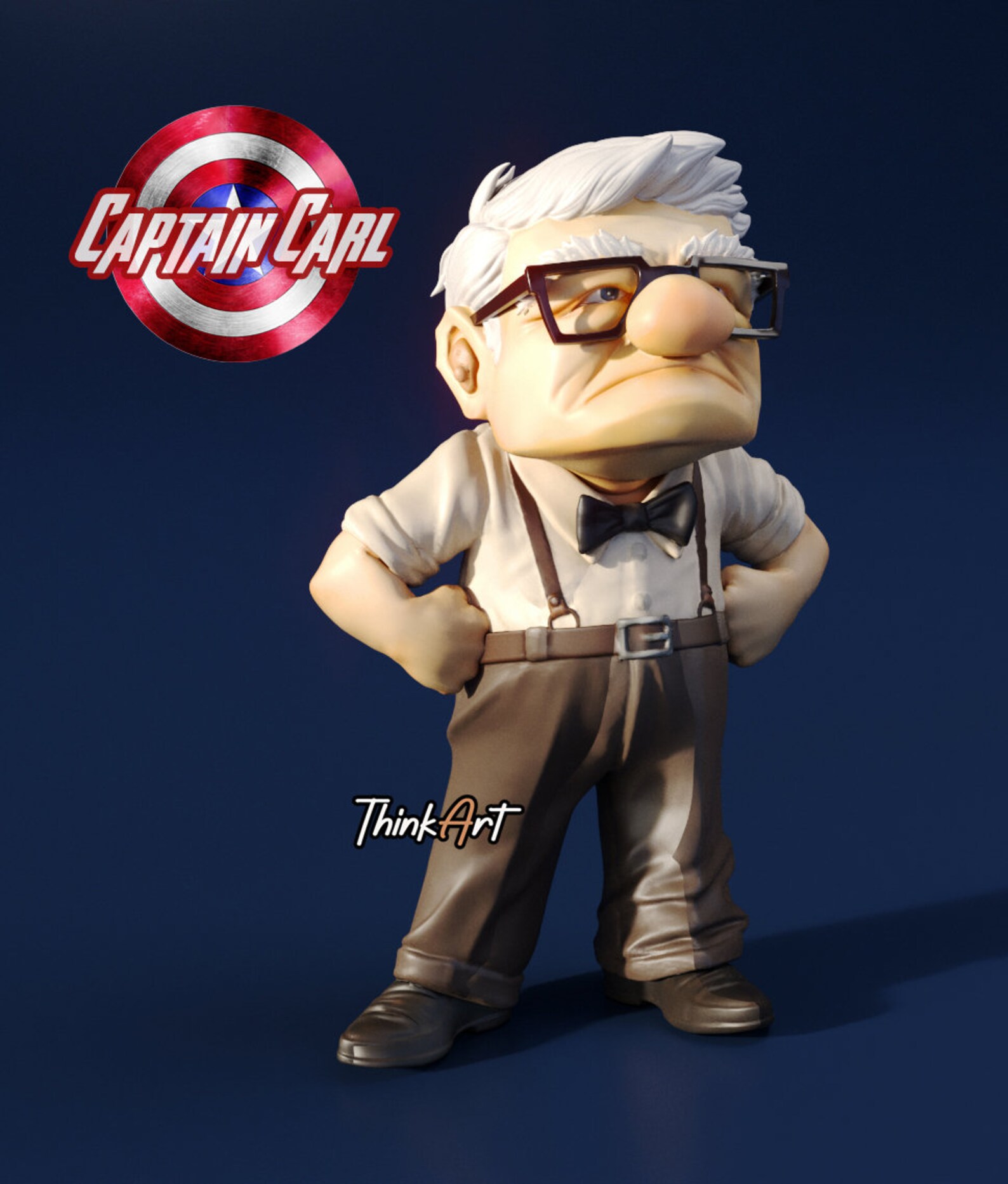 Captain Carl - Instant Download STL Files for 3D Printing - Etsy