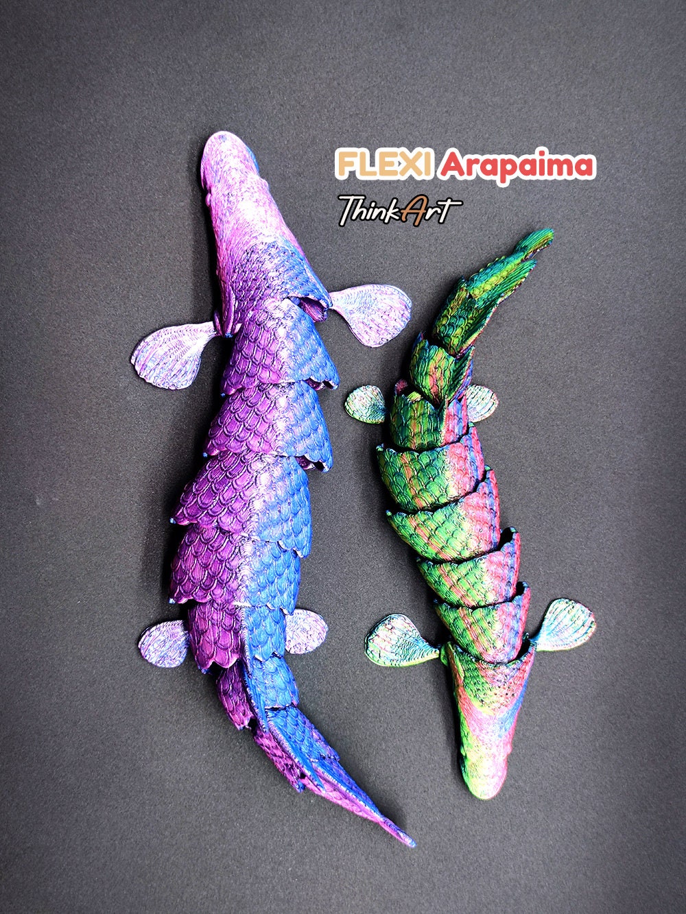 Flexi Arapaima - Instant Download Print-in-place STL File for 3D ...