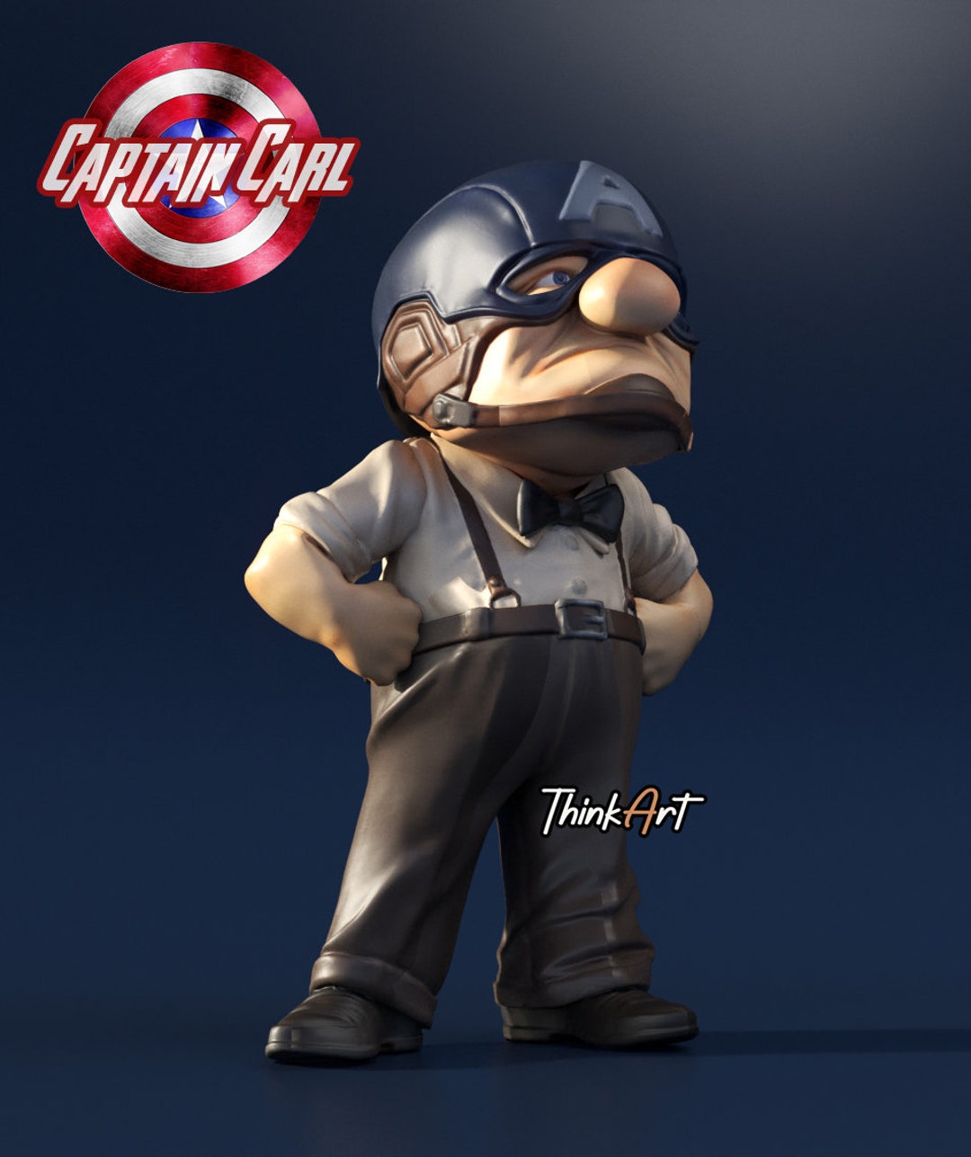 Captain Carl - Instant Download STL Files for 3D Printing - Etsy