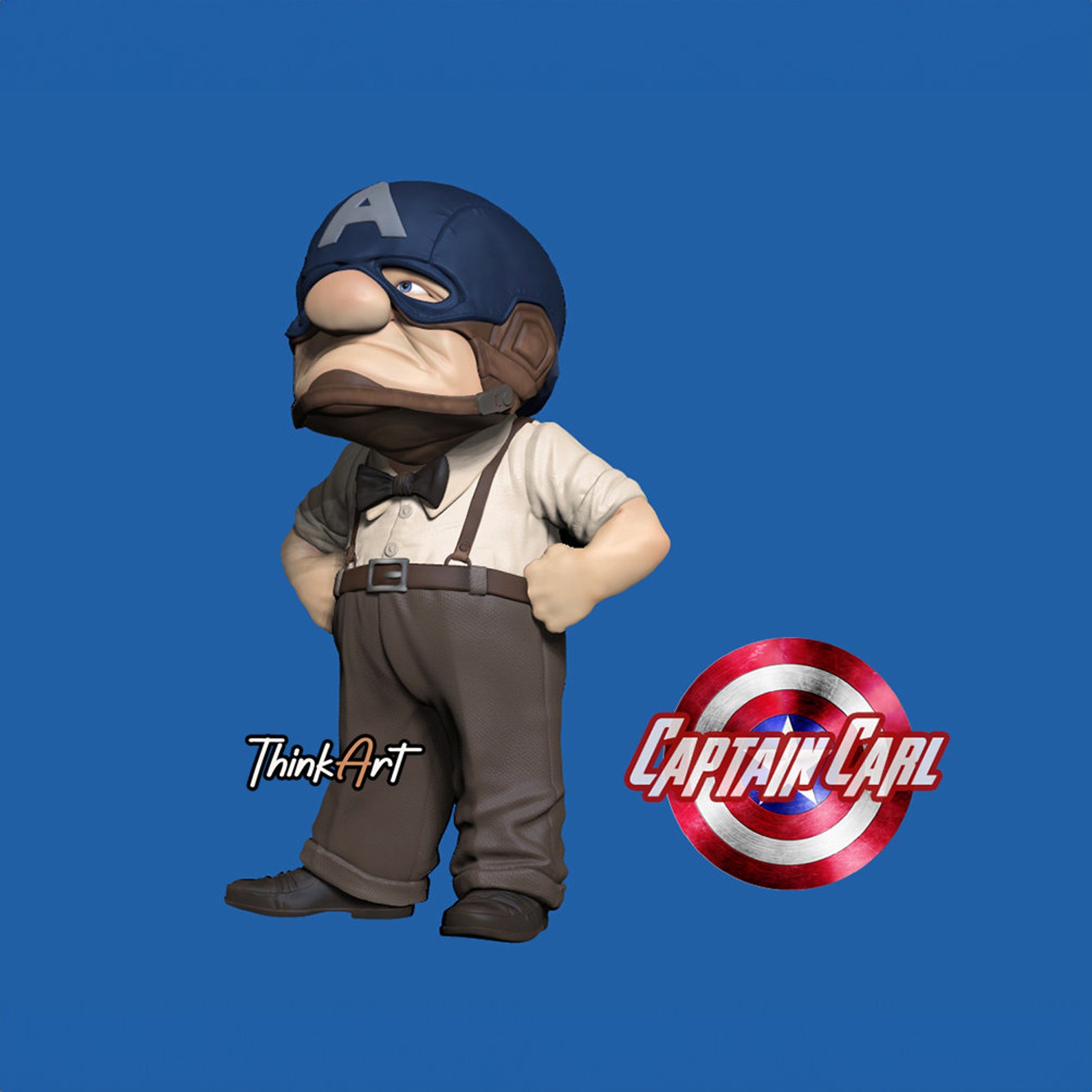 Captain Carl - Instant Download STL Files for 3D Printing - Etsy