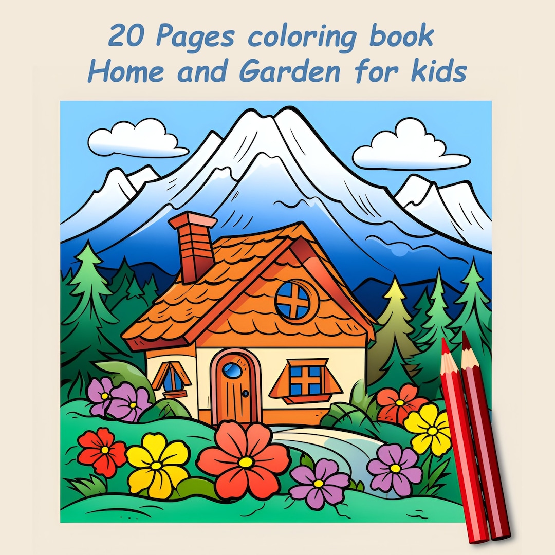 Coloring Book for Kids Instant Download Ready to Print PDF File - Etsy