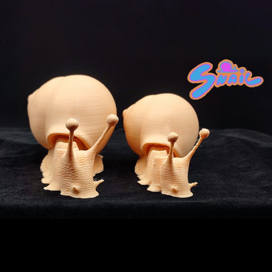 Cute Flexi Snail - Instant Download Print-in-place STL File for 3D ...
