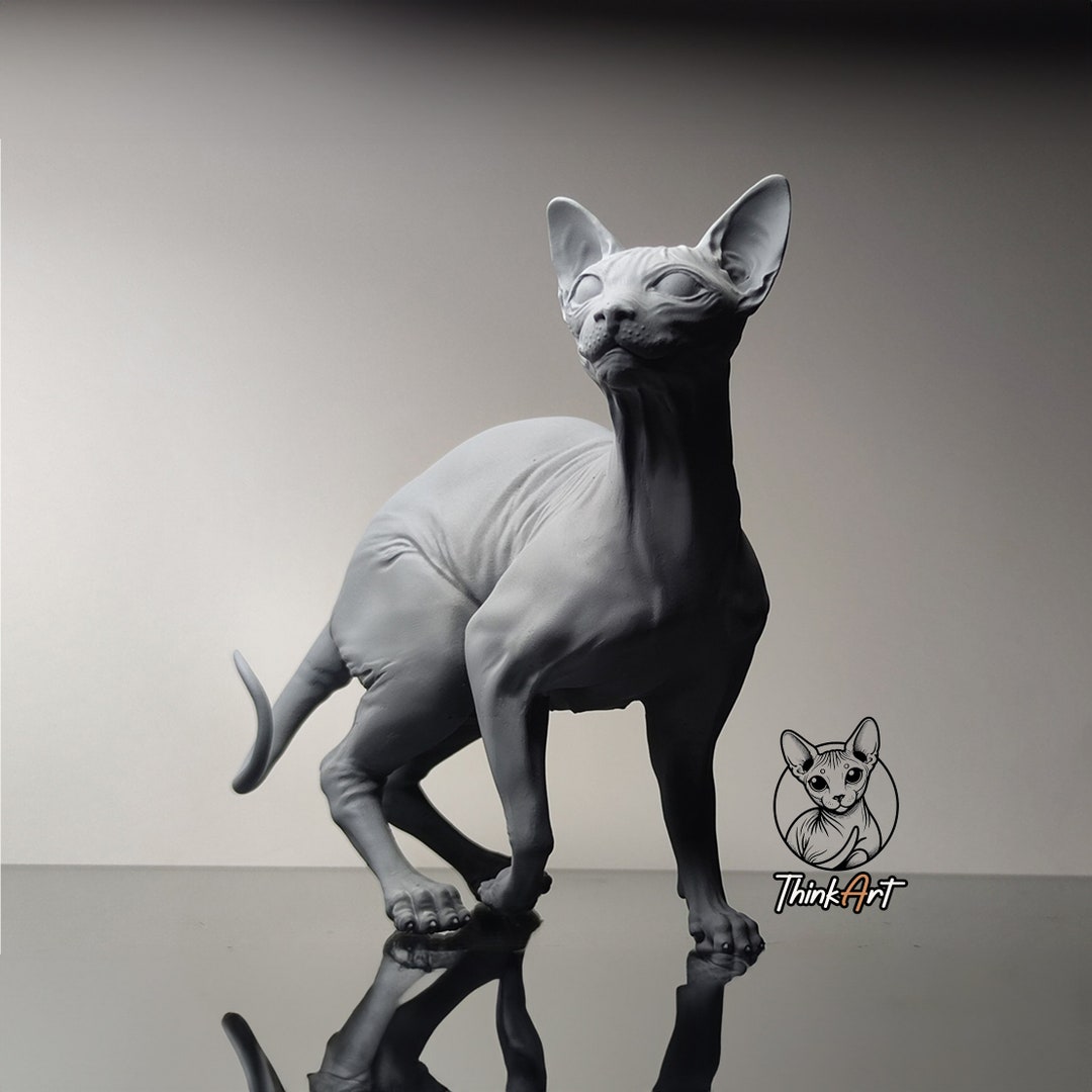 Sphynx Cat - Instant Download STL Files for 3D Printing - Etsy