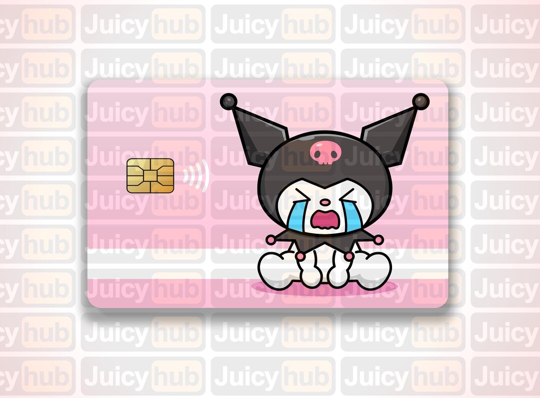 MISCHIEVOUS CRYING RABBIT Card Skin |kawaii Japanesevinyl| Credit Card ...